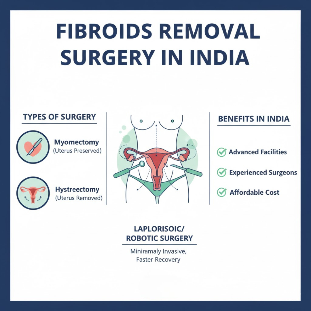 Best Fibroid Removal Surgery in India 2026 – Cost & Procedure