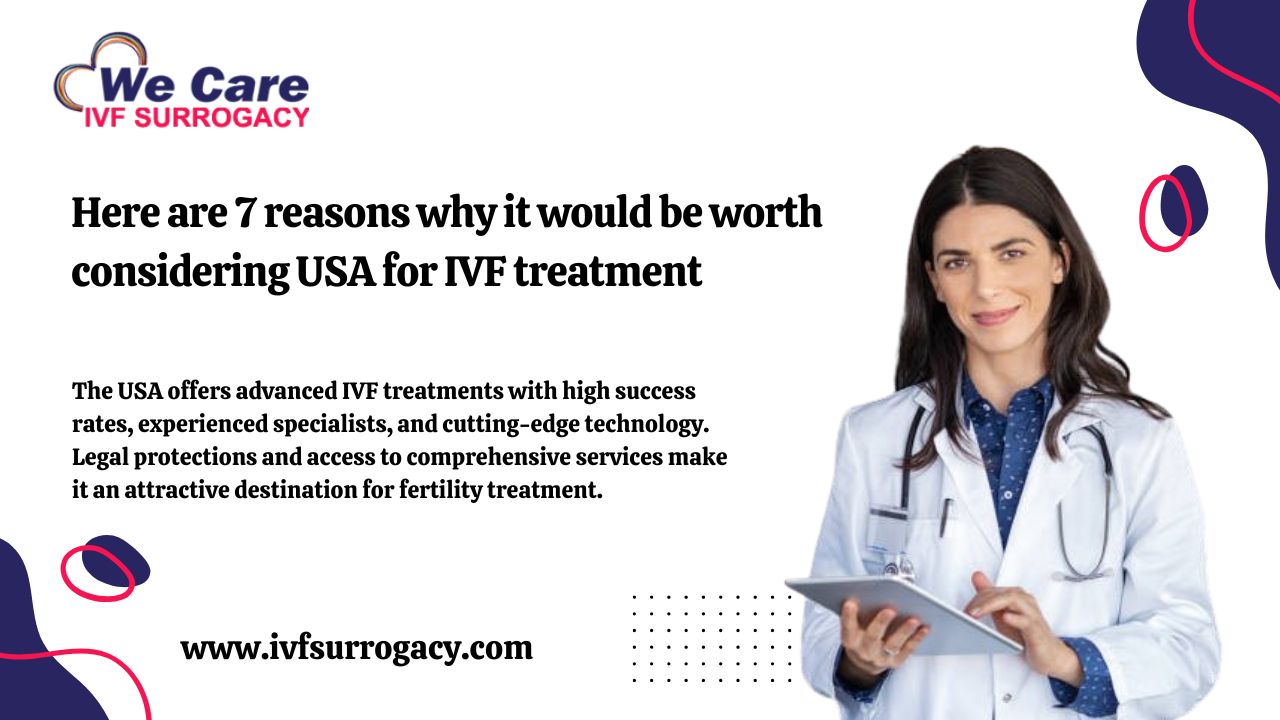 Here are 7 reasons why it would be worth considering USA for IVF ...
